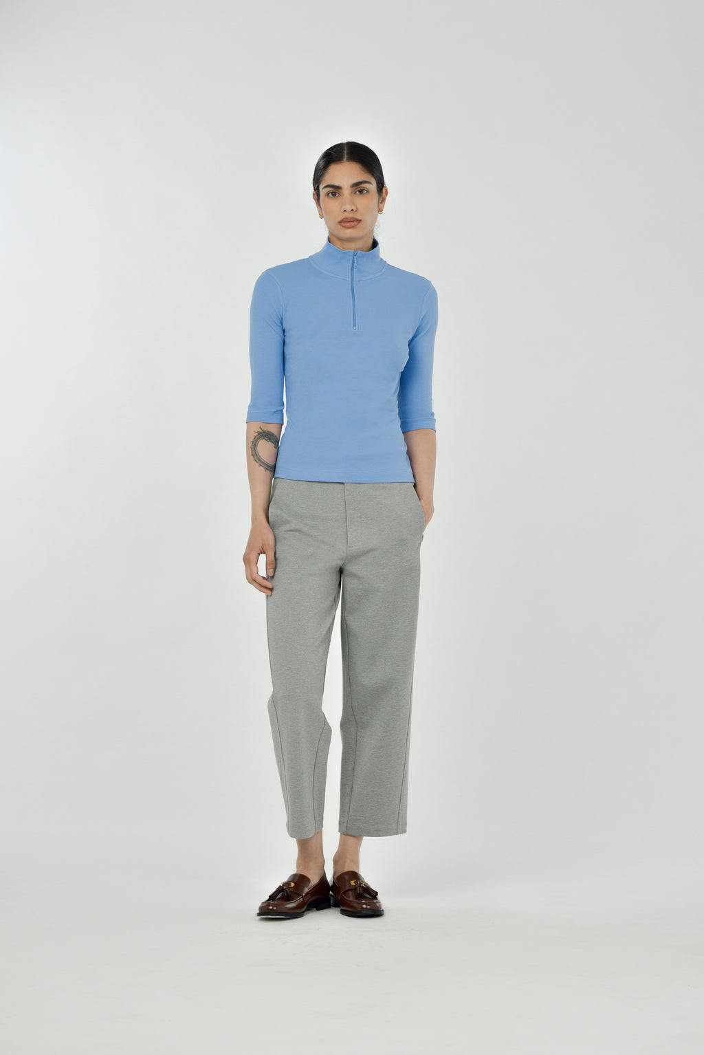 MORY HALF ZIP | SAMPLE – PAPER LABEL